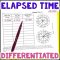 Elapsed Time Game and Review Activity Telling Time Differentiated Math ...