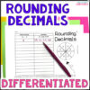 Rounding Decimals to Nearest Whole Number Tenth Hundredth Games 4th ...