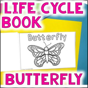 Life Cycle of a Butterfly Book Writing Activity with Informational Text ...