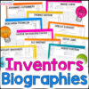 Famous Inventors & Inventions – Reading Comprehension Passages ...
