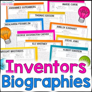 Famous Inventors & Inventions – Reading Comprehension Passages ...