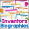 Famous Inventors & Inventions – Reading Comprehension Passages ...