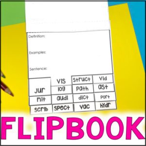 Morphology Greek & Latin Roots 4th Grade Root Words Notes and Review ...