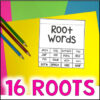 Morphology Greek & Latin Roots 4th Grade Root Words Notes and Review ...