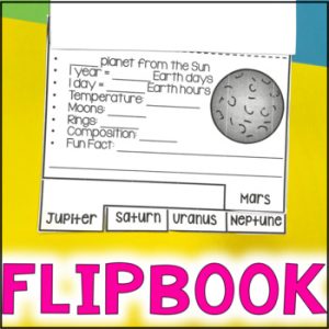 Planets & the Solar System Flip Book Planet Facts & Research Book ...