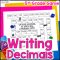 Reading & Writing Decimals Game – Expanded & Word Form 5th Grade Spiral ...