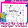 Mixed Numbers and Improper Fractions Game – 4th and 5th Grade Math ...