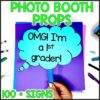 Back to School Photo Booth Props Open House Stations & Meet the Teacher ...