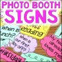 Photo Booth Props - Open House Stations - Back to School Night Activity ...