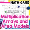 Multiplication Arrays & Area Models 3rd Grade Math Station Hands-On ...