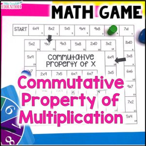 Commutative Property of Multiplication Game – 3rd Grade Math Center ...