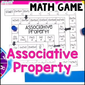Associative Property of Multiplication Game – 3rd Grade Math Station ...