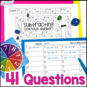 Finding the Unknown Number in Subtraction Problem Find the Missing ...