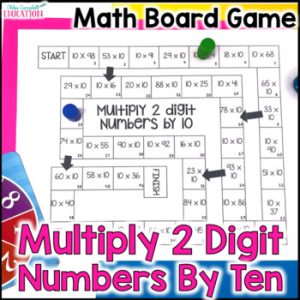Multiply 2 Digit Numbers by 10 Game – 2 Digit by 2 Digit Multiplication ...