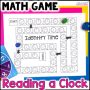 Telling Time to the Nearest 5 Minutes Game Reading an Analog Clock in ...