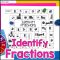 Naming & Identifying Fractions Game 3rd Grade Introduction to Fractions ...