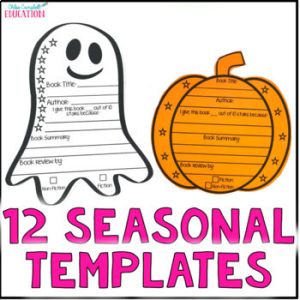 Simple Book Review Templates – Book Recommendations 5th grade Bulletin ...