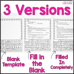 Science Test Prep 5th Grade Flip Book – Test Prep Science Vocabulary ...