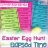 Elapsed Time Easter Egg Hunt – Elapsed Time Task Cards – Easter Math ...