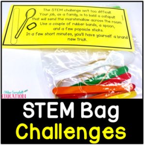Send Home Family Project Easy STEM Activities – STEM Challenges in a ...