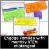 Send Home Family Project Easy STEM Activities – STEM Challenges in a ...