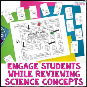 Hands On Measuring Mass Game 5th Grade Science Review Activity Nature ...