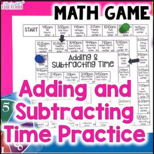 Elapsed Time 3rd Grade Activity Telling Time Review Activity Elapsed ...