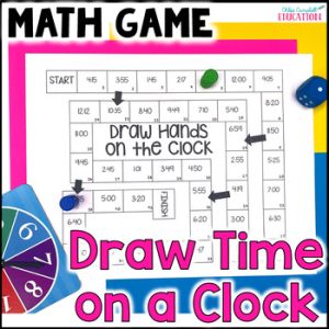 Practice Telling Time Game – Draw Time & Hands on a Clock Practice ...