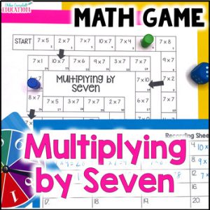 Multiply by 7 Game – Multiplication Facts Fluency Practice ...