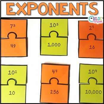 Exponents Practice Game | Math Centers | 5th Grade Math Review | Chloe ...