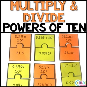 Multiplying and Dividing Powers of Ten | Math Review | Decimals Game ...