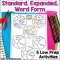 Standard Expanded and Word Form Worksheets – 3 Digit Number Forms 2nd ...