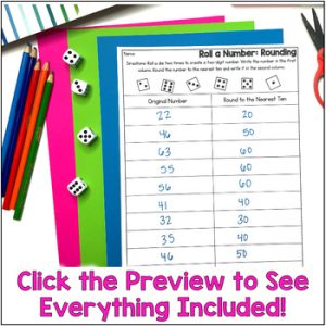 Rounding Whole Numbers to the Nearest 10 Center Round to the Nearest 10 ...