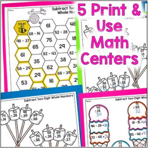 Subtraction Within 100 – 2 Digit Subtraction with Regrouping – 2nd ...
