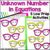 Finding Unknown Numbers in Addition & Subtraction Equations 2nd Grade ...