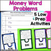 Counting Money Word Problems 2nd Grade Math Stations Adding ...