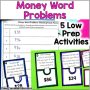 Counting Money Word Problems 2nd Grade Math Stations Adding ...