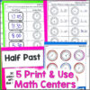 Telling Time Practice 2nd Grade Digital & Analog Clocks 2nd Grade Math ...