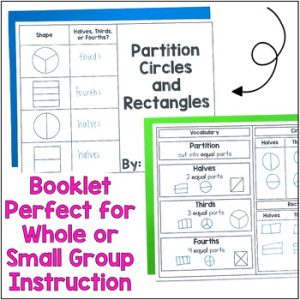 Partition 2D Shapes Worksheets – Partition into Equal & Unequal Parts Activities – Chloe ...