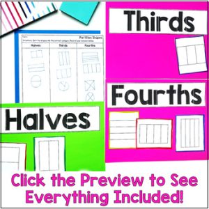 Partition 2D Shapes Worksheets – Partition into Equal & Unequal Parts ...