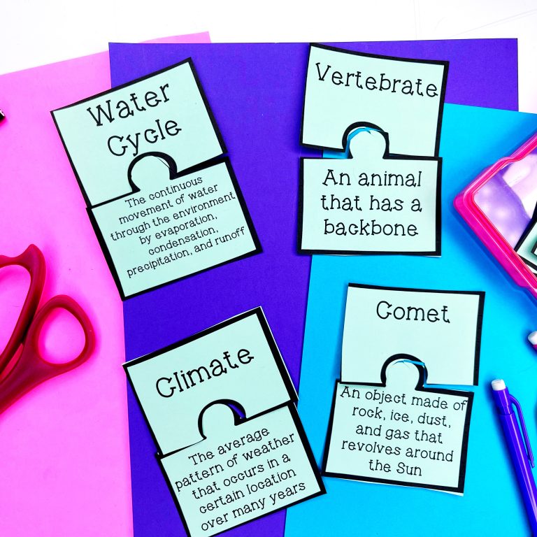 Making Vocabulary Stick: Engaging Science Vocabulary Games & Activities ...