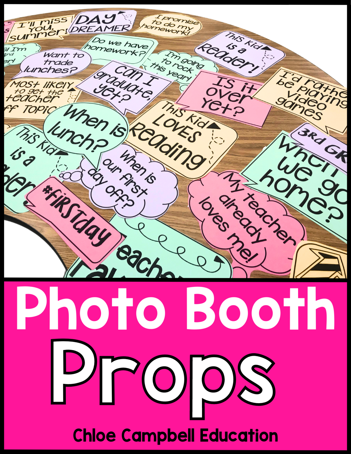 How to Create a Back to School Photo Booth – Chloe Campbell Education