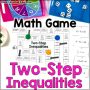 Solving & Graphing Two Step Inequalities Game – 8th Grade Inequalities ...