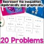 Solving & Graphing Two Step Inequalities Game – 8th Grade Inequalities ...