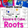 Solving Equations Using Square Roots & Cube Roots Game – 8th Grade Math ...