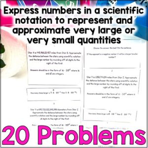Scientific Notation Game – Converting from Scientific to Standard Form ...