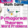 Applying Pythagorean Theorem Word Problems Game – 8th Grade Math Review ...