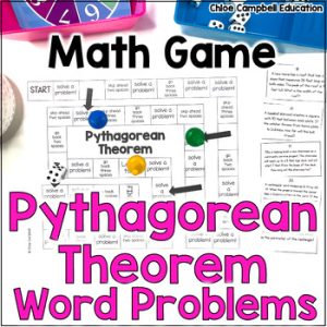 Applying Pythagorean Theorem Word Problems Game – 8th Grade Math Review ...