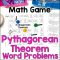 Applying Pythagorean Theorem Word Problems Game – 8th Grade Math Review ...