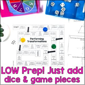 Performing Transformations on Coordinate Plane Activity Practice 8th ...